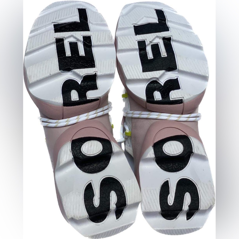 Sorel White & Eraser Pink Kinetic Impact Lace Leather… - Gem